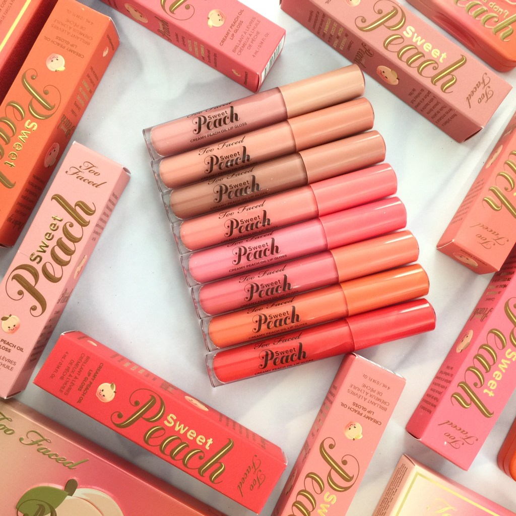 Too Faced Sweet Peach Lip Oils – lapetitechicmommy